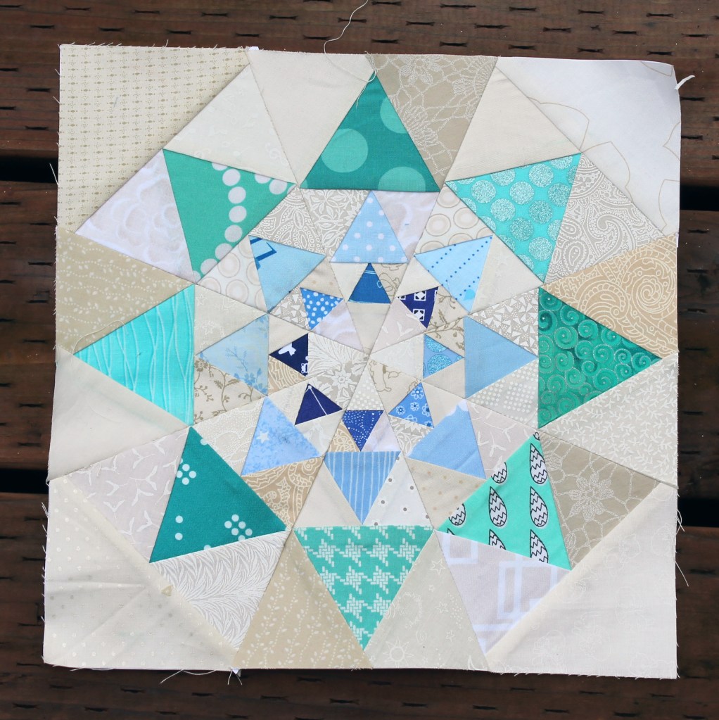 paper pieced star block | WOMBAT QUILTS