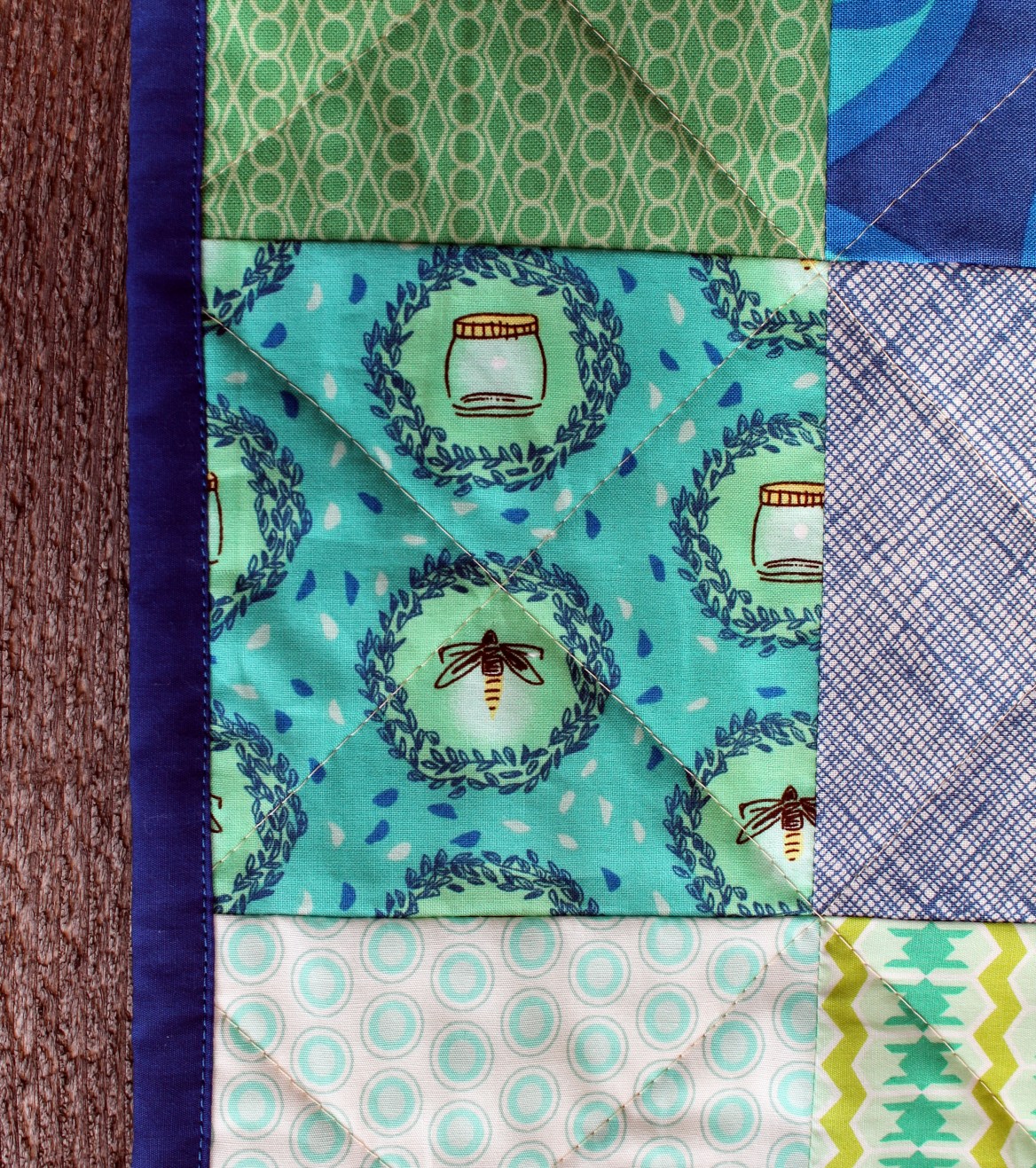 simple patchwork quilt | WOMBAT QUILTS