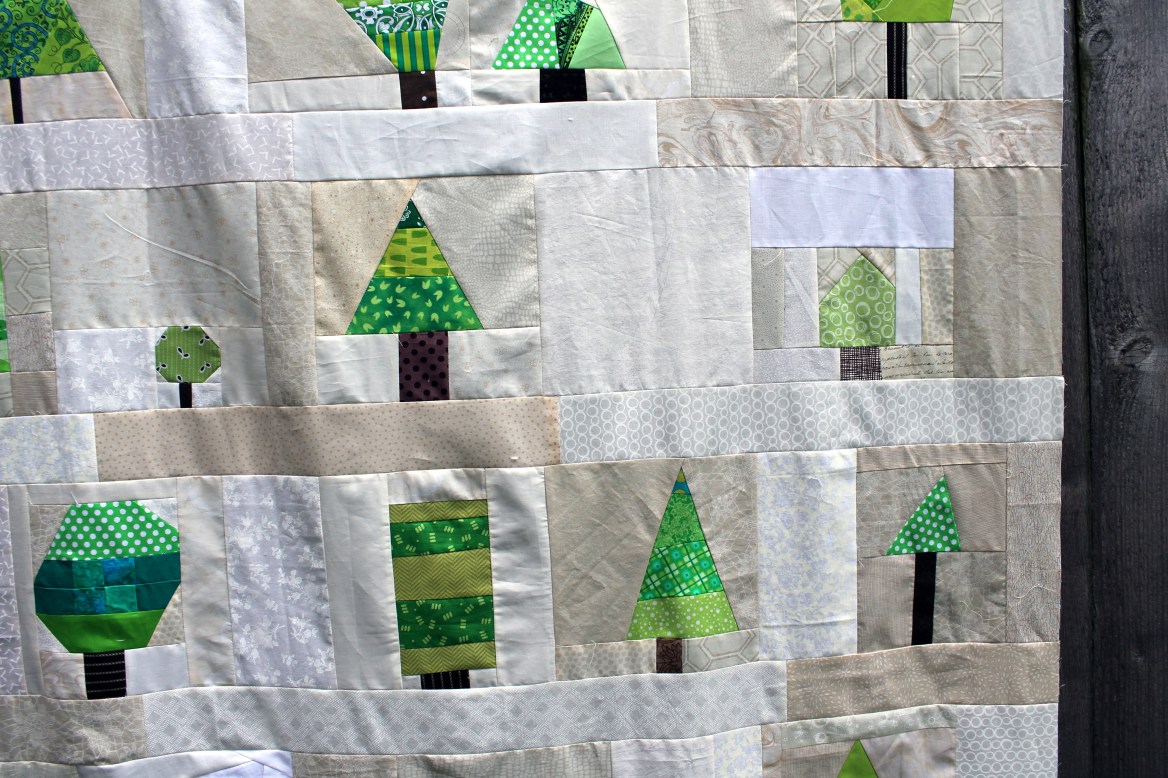 A Wonky Tree Forest…and tutorial | WOMBAT QUILTS