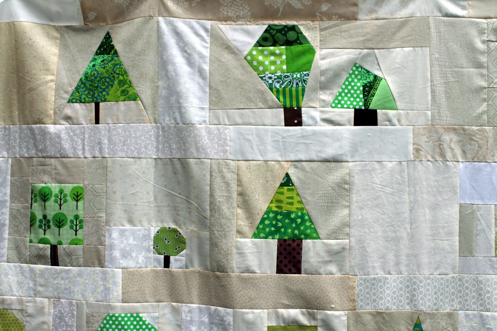 A Wonky Tree Forest…and tutorial | WOMBAT QUILTS