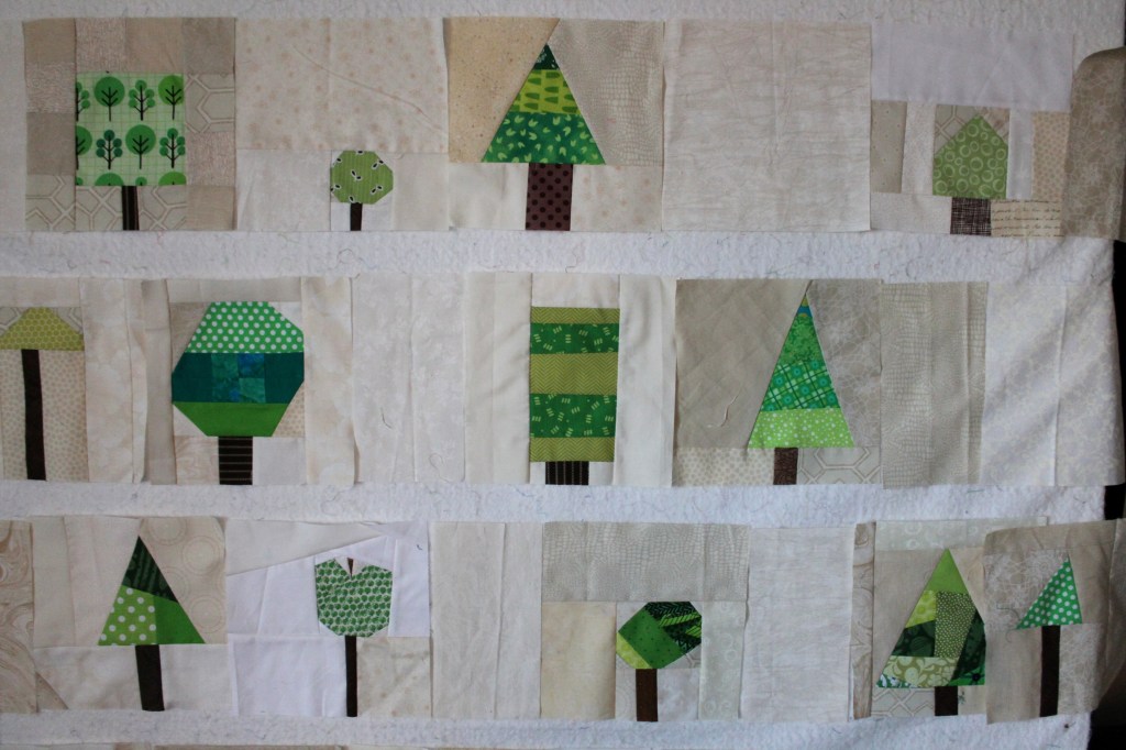 A Wonky Tree Forest…and tutorial | WOMBAT QUILTS