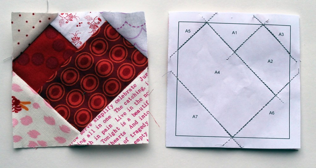 “free paper piecing pattern” | WOMBAT QUILTS