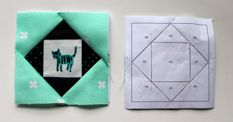 “free paper piecing pattern” | WOMBAT QUILTS