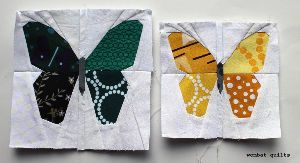 butterfly quilt block | WOMBAT QUILTS