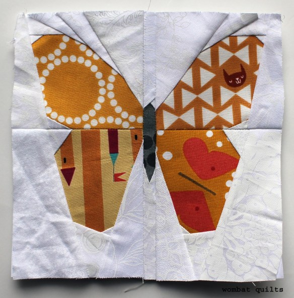 butterfly quilt block | WOMBAT QUILTS