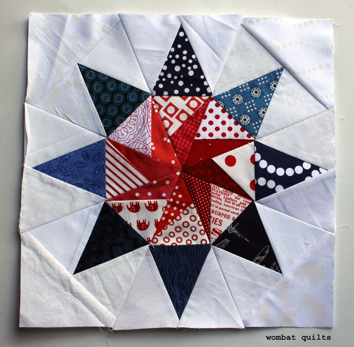 Special Spinning block | WOMBAT QUILTS