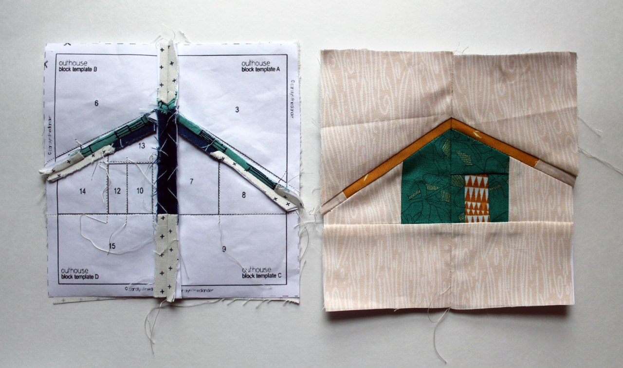 Paper Piecing Monday’s Little Houses… | WOMBAT QUILTS