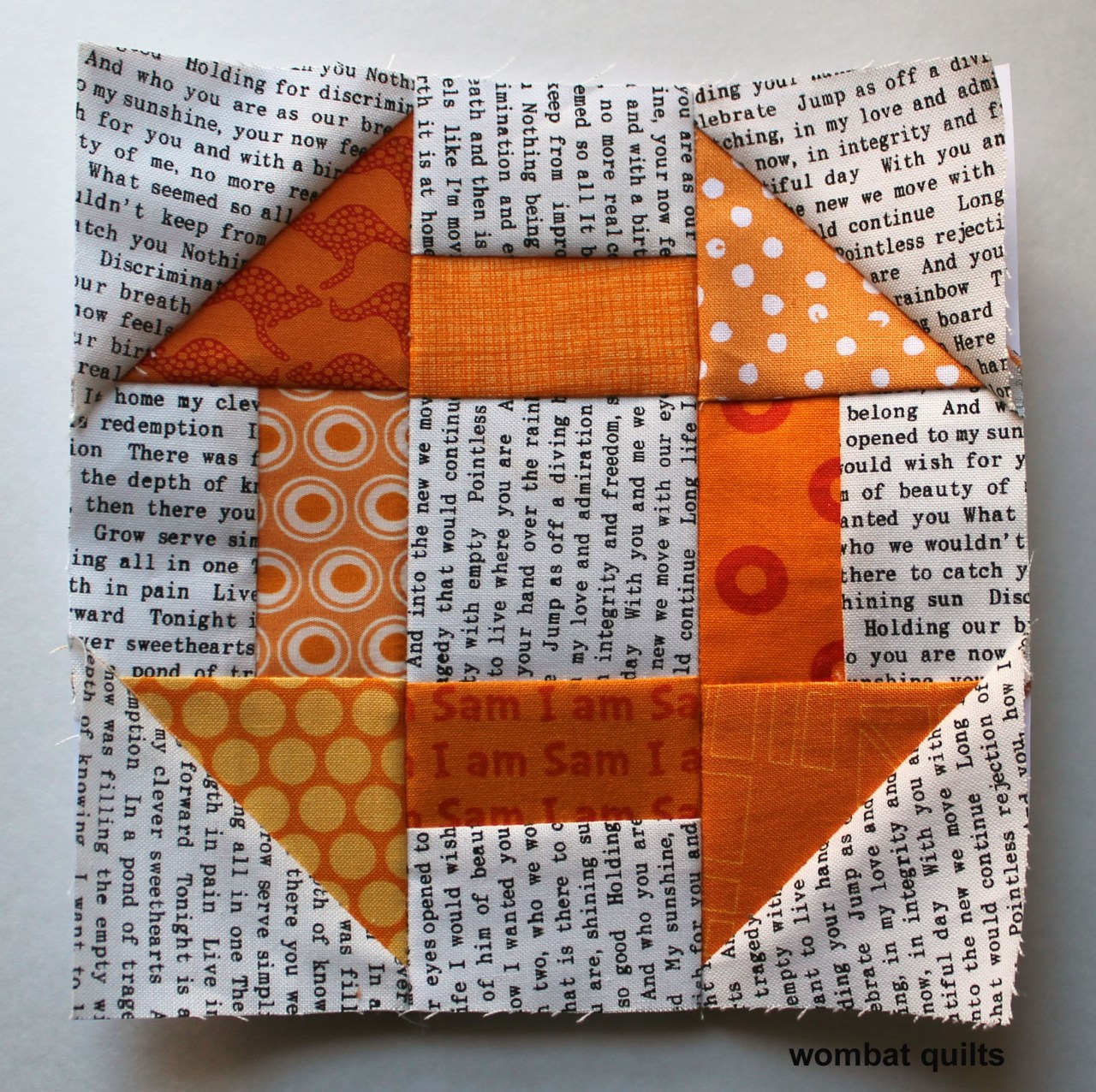 churn dash block | WOMBAT QUILTS