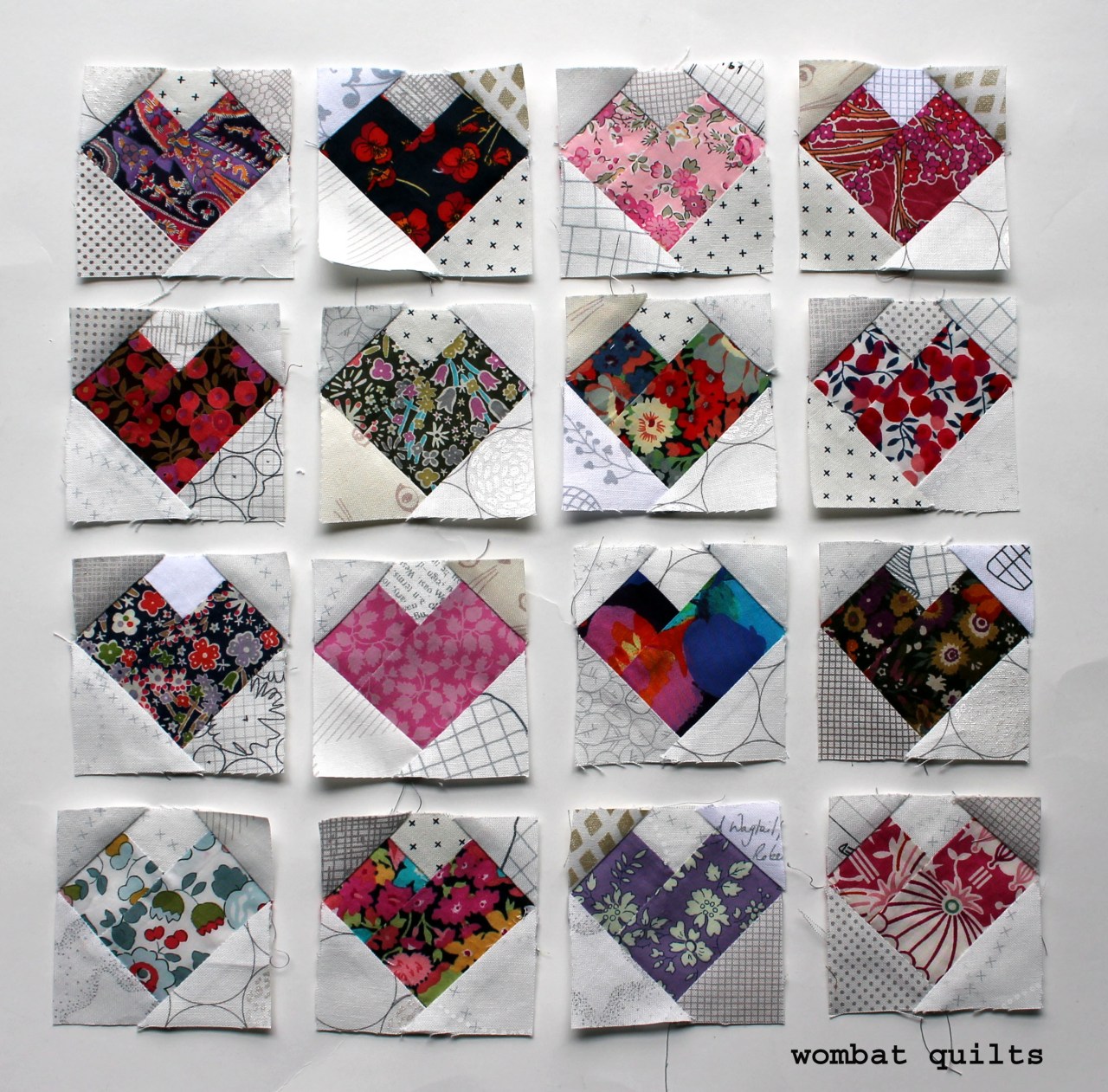 free foundation piecing pattern | WOMBAT QUILTS