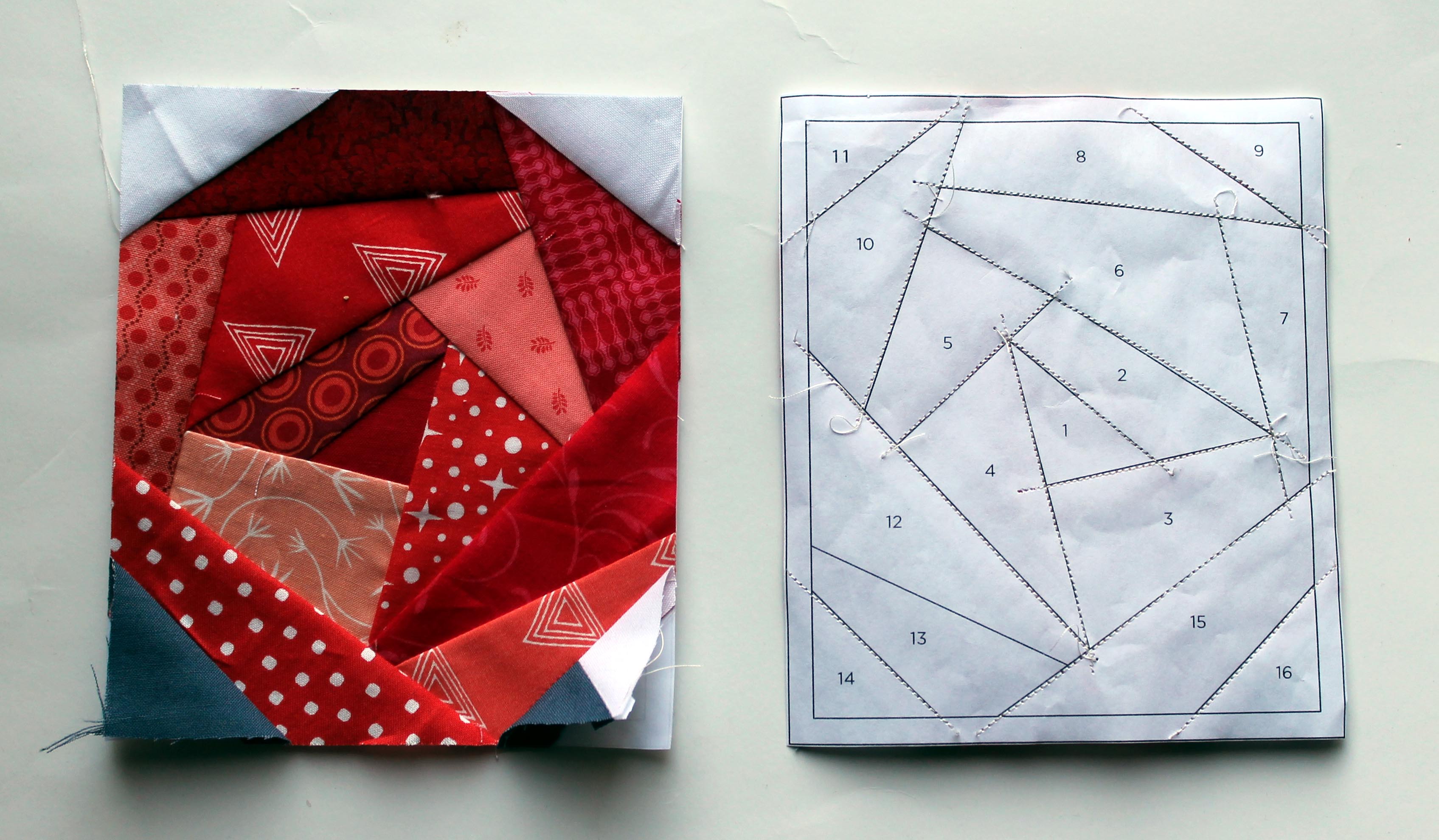Garden Snail Paper Piecing Monday | WOMBAT QUILTS